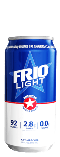 Enjoy FRIO Low Cal Low Carbs Light Beer